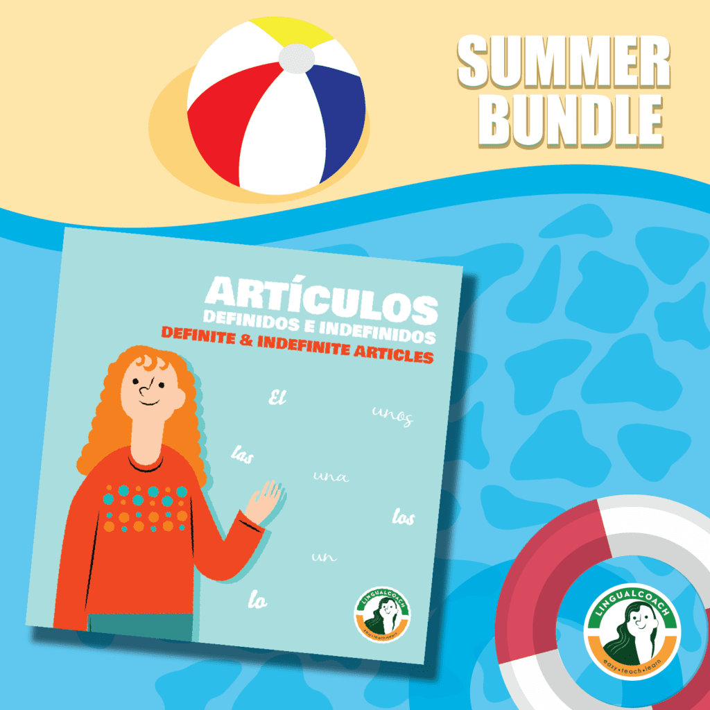 Summer Bundle: Adjetivos, Artículos,Sustantivos y Vocabulario ...