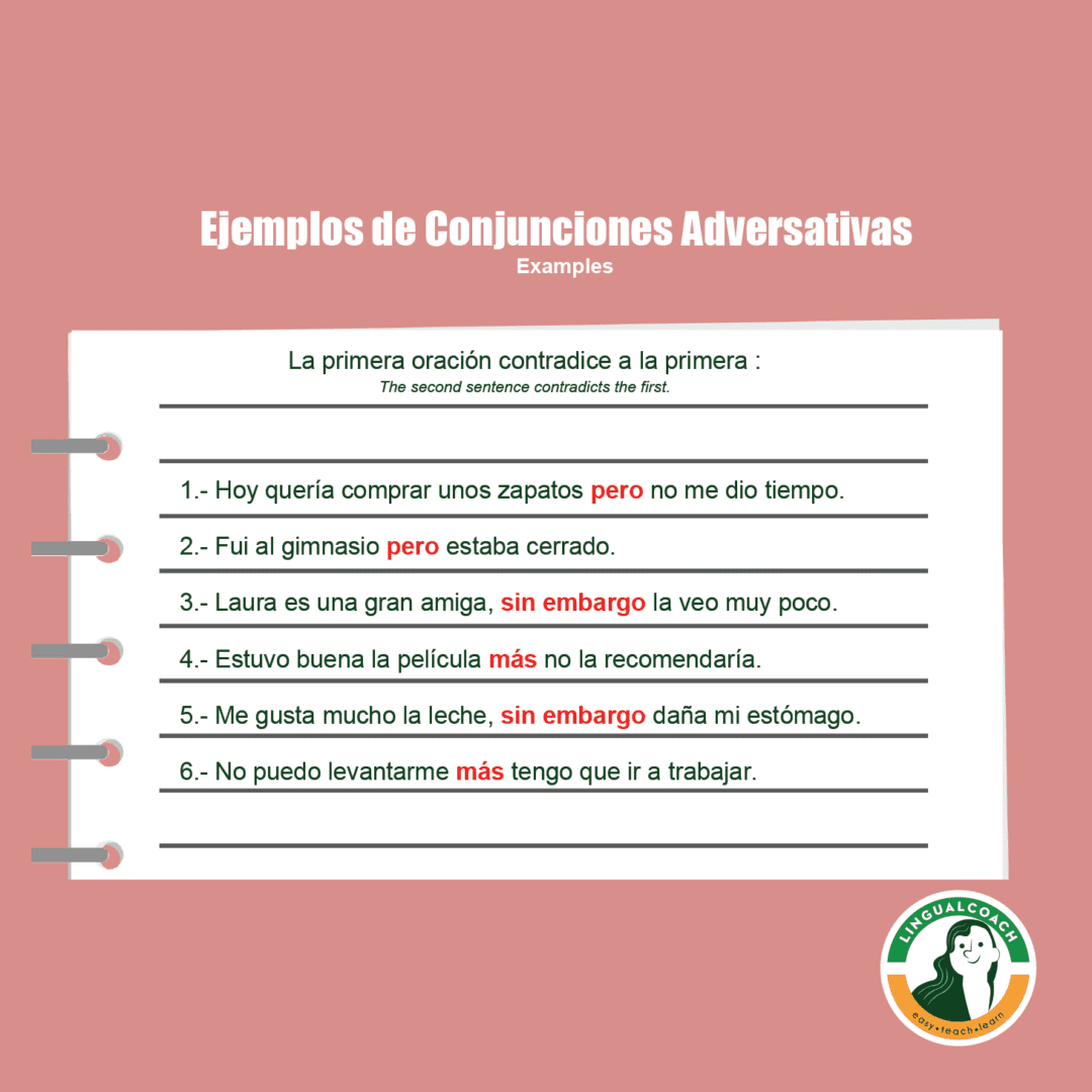 Conjunciones - Lección, Práctica, Quiz - Lingualcoach